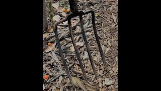 BLACKSMITHING   BEGINNER PROJECT Repair a garden fork
