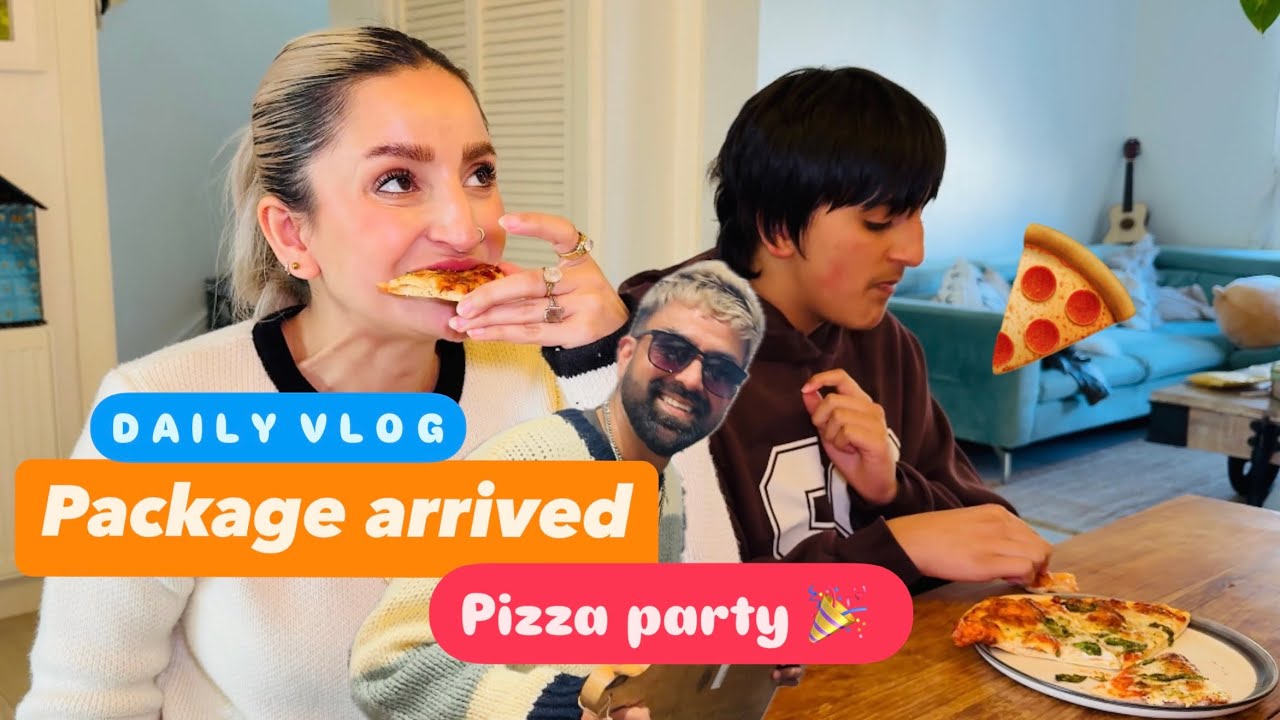 VLOG #133 | PAINT AND PIZZA | MY PACKAGE ARRIVED | FULL REVIEW | DAILY ...