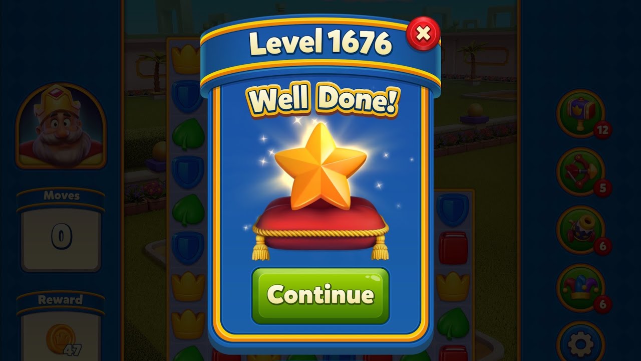 Royal Match - King Robert - Level 1676 - YouTube