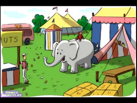 Curious George Learns Phonics - Elephant collects peanuts and teaches ...
