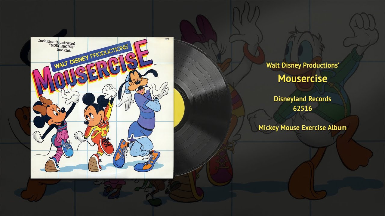 Mousercise - Mickey Mouse Exercise Album (DR 62516) | Vintage Disney ...