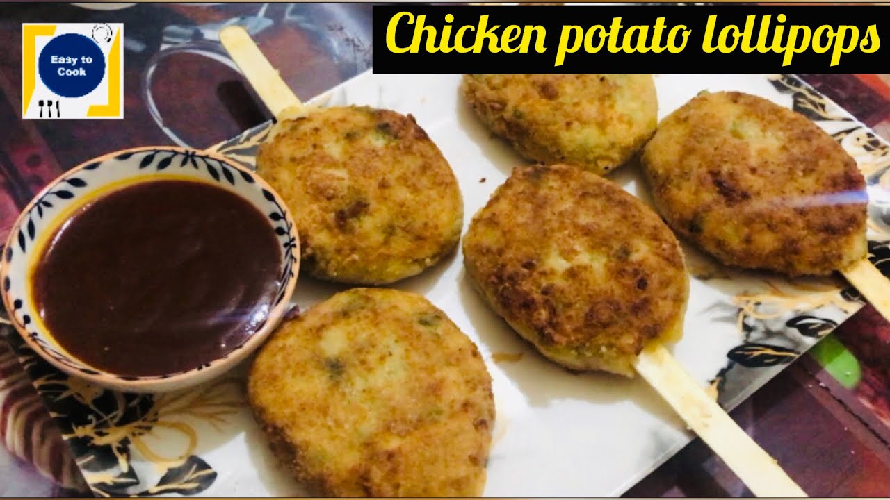 Chicken potato lollipops|Tea snack Lunchbox Special Recipe|Easy Recipe ...