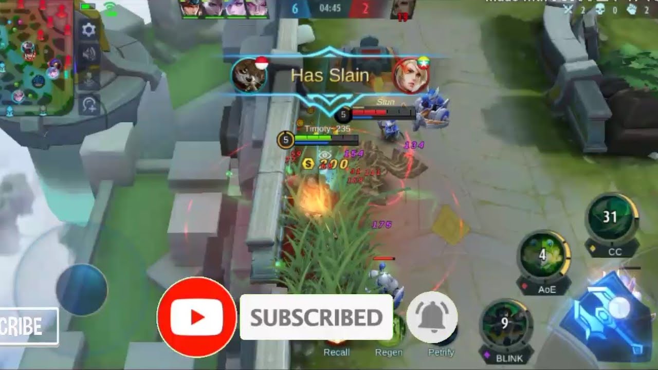 rank hero akai mobile legends - YouTube