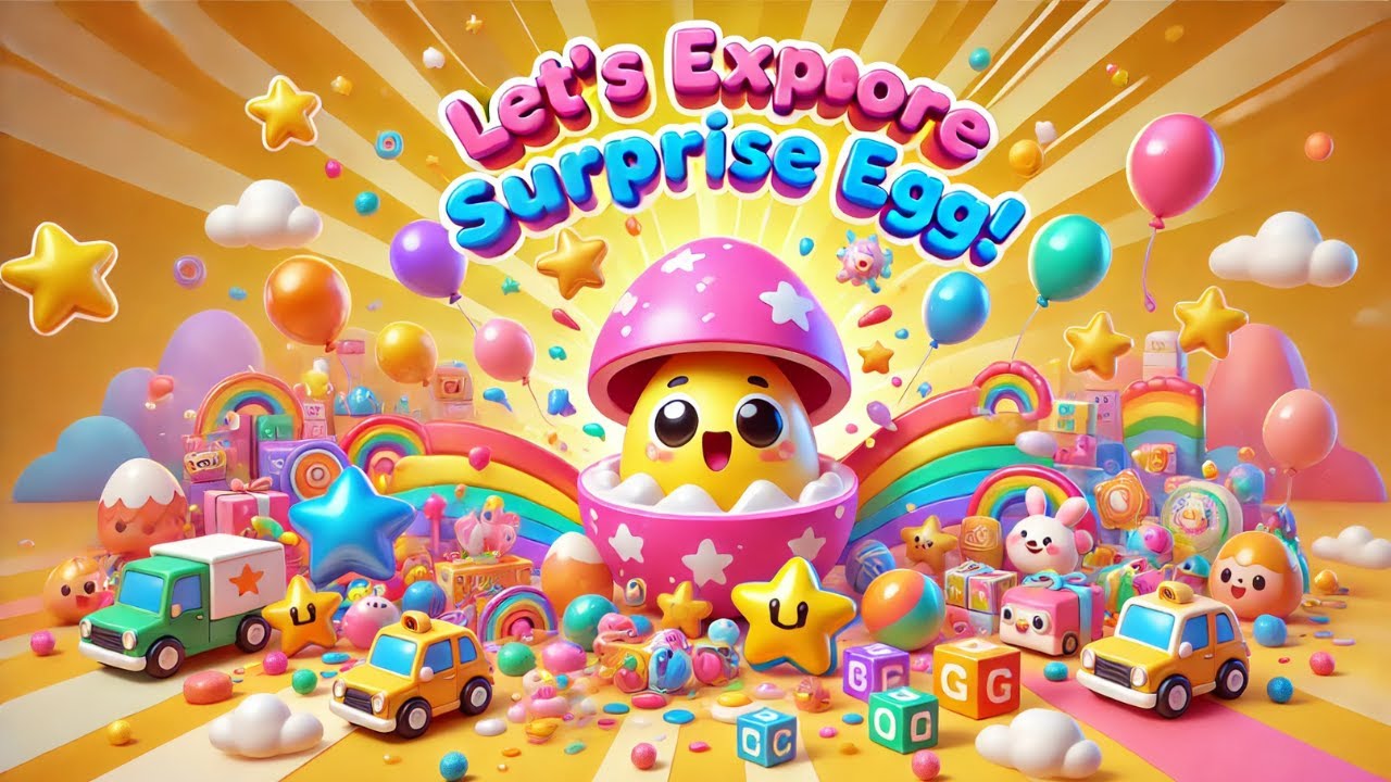 Let's Explore The Colorful Surprise Eggs! | Bebetales Nursery Rhymes ...