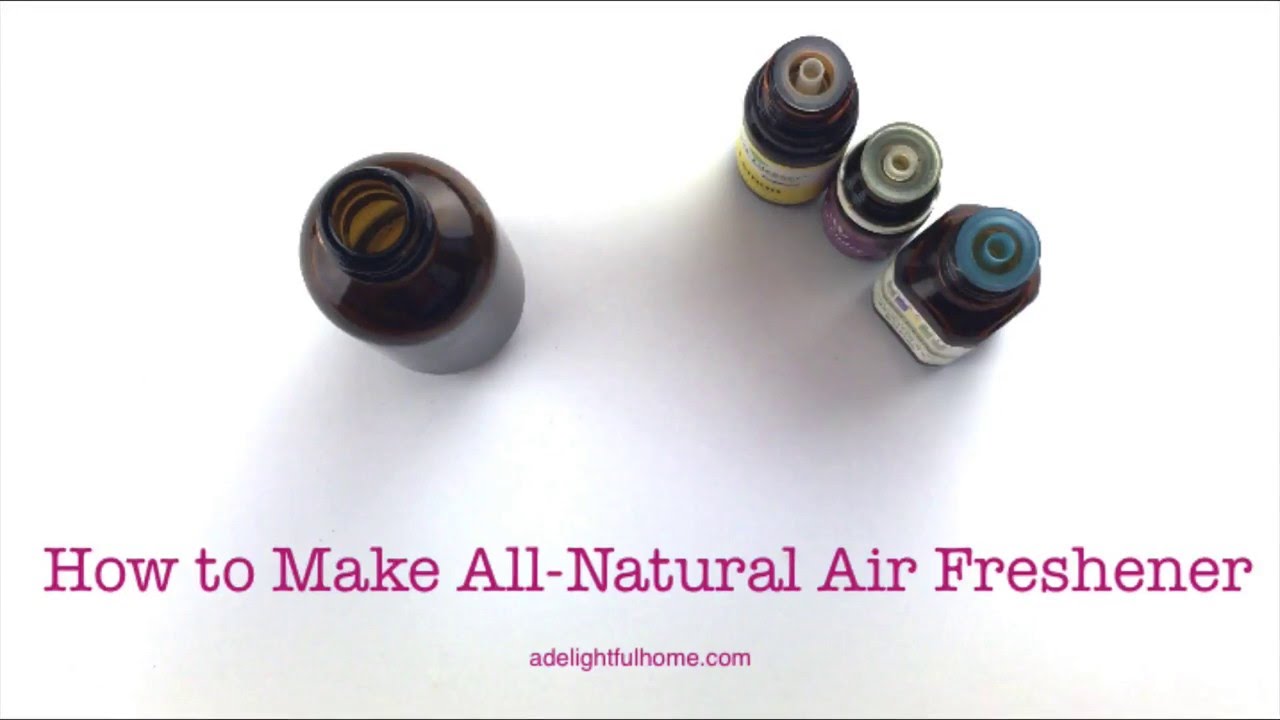 DIY Air Freshener (with Essential Oils) - YouTube