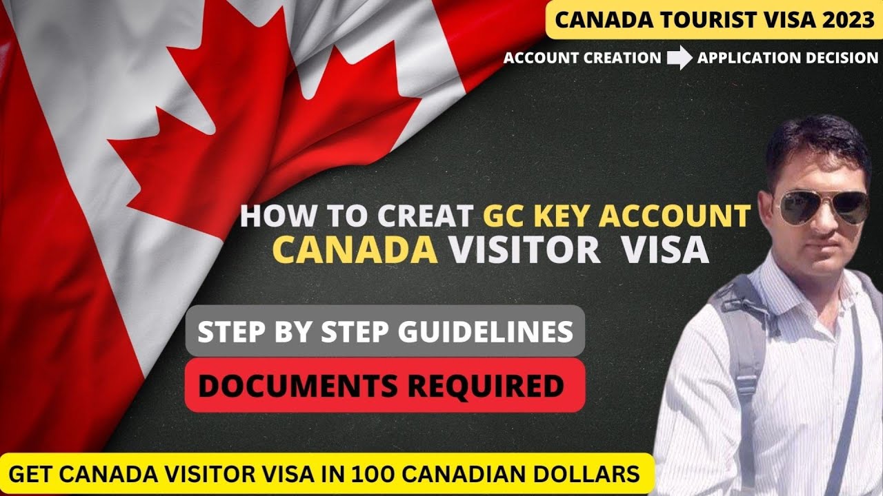 GC KEY ACCOUNT CREATION!!HOW TO FILL CANADA VISITOR VISA 2023!!COMPLETE ...