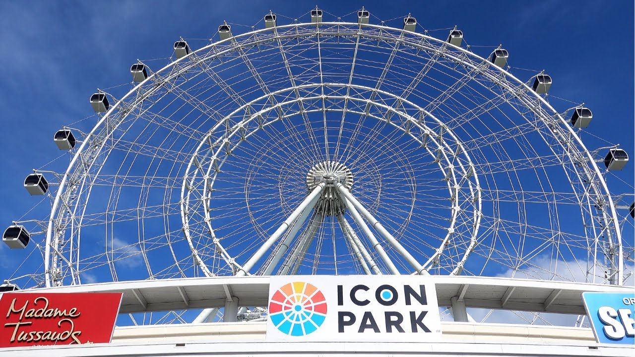A Beautiful Day To Ride The Wheel At Icon Park In Orlando, Florida ...