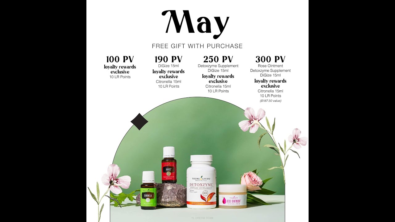 May 2023 Young Living Loyalty Rewards - YouTube