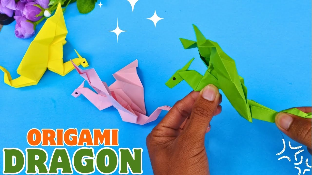 How To Make Origami Dragon Easy Step By Step | Paper Dragon Tutorial ...