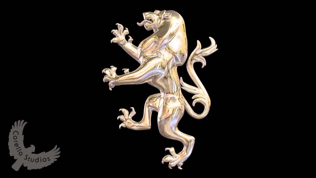 Lannister Sigil 3D Model - YouTube