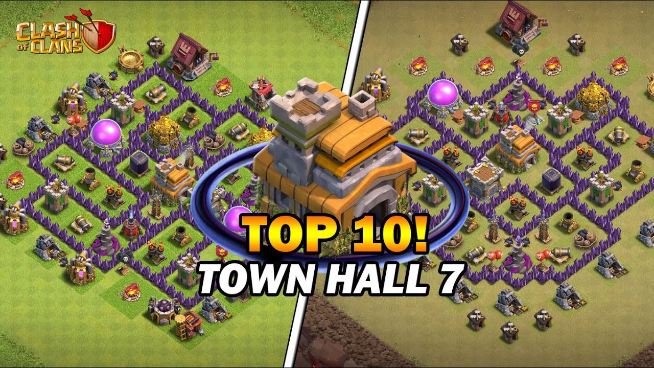TOP 10! TOWN HALL 7 [TH7] TERKUAT DAN TERBAIK 2025 - Base With Copy ...