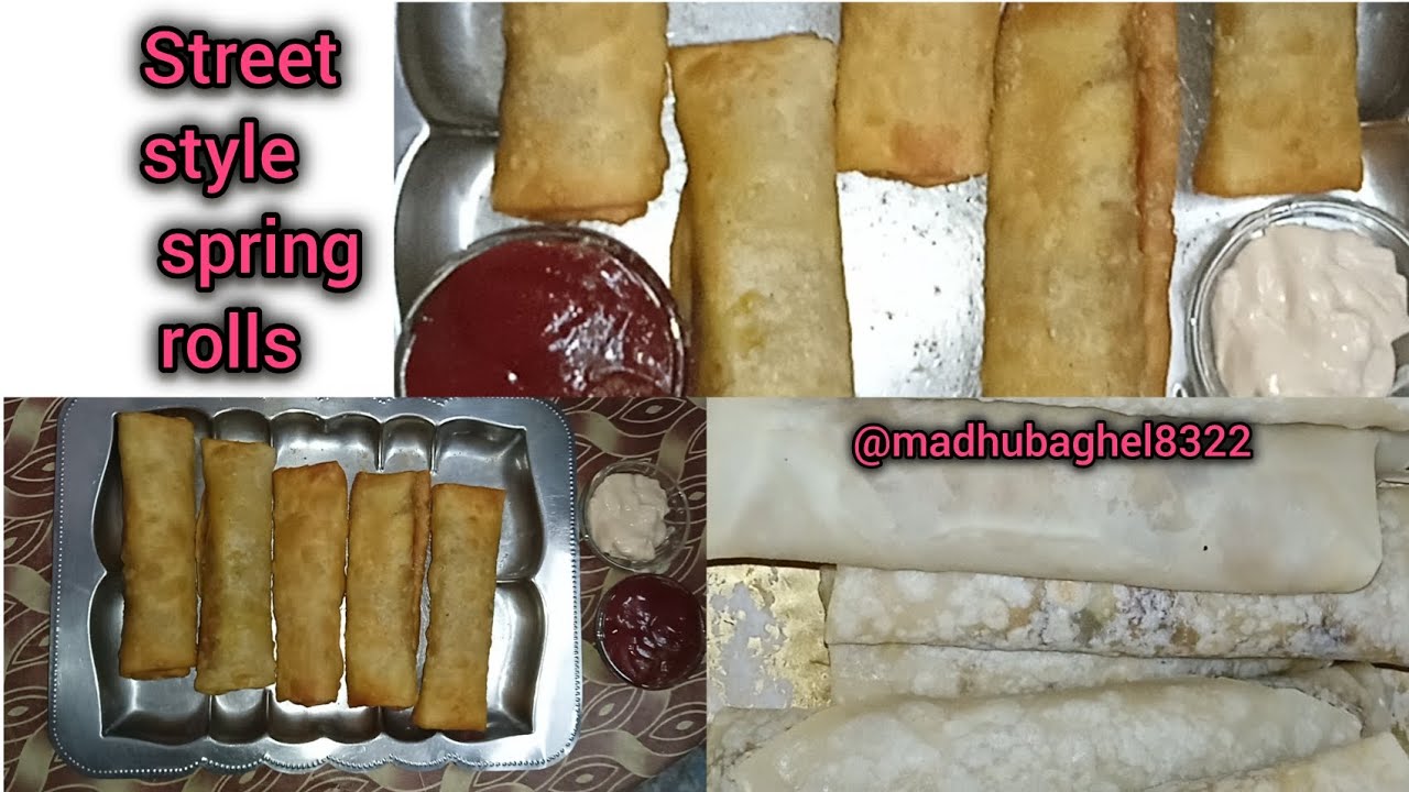 How To Make Street-Style Spring Rolls In Just 30 Mins#recipe# ...