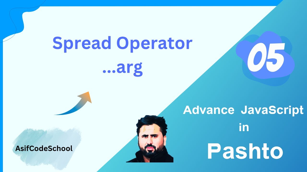 05 Advance JavaScript spread Operator | Tutorial in pashto - YouTube