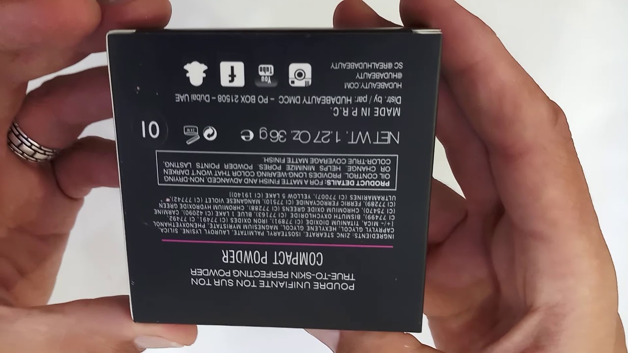 huda beauty compact powder _بودر الاساس هدى بيوتي - YouTube