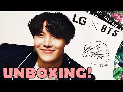 UNBOXING BTS X LG Special Package