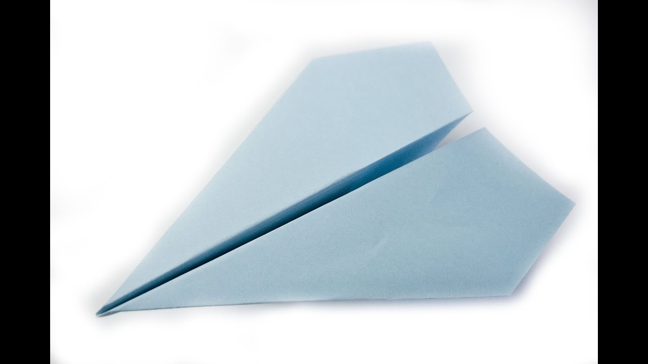 how to make a paper airplane glider - YouTube