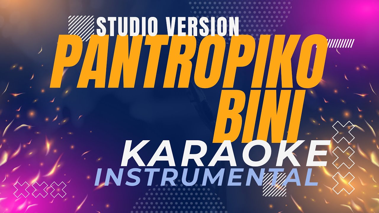 Pantropiko - BINI (Karaoke Studio Version) - YouTube