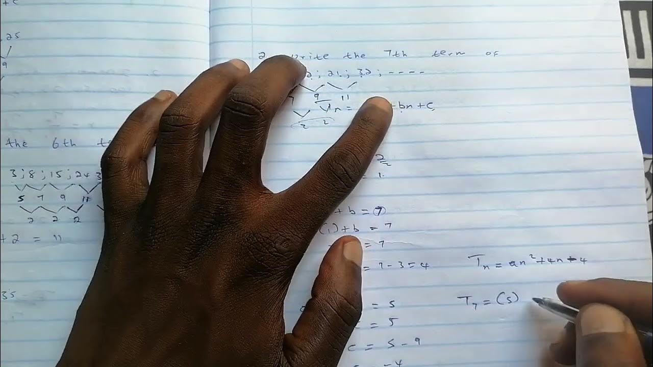 Mathematics: Number patterns (Sequences part 2) 📚 - YouTube