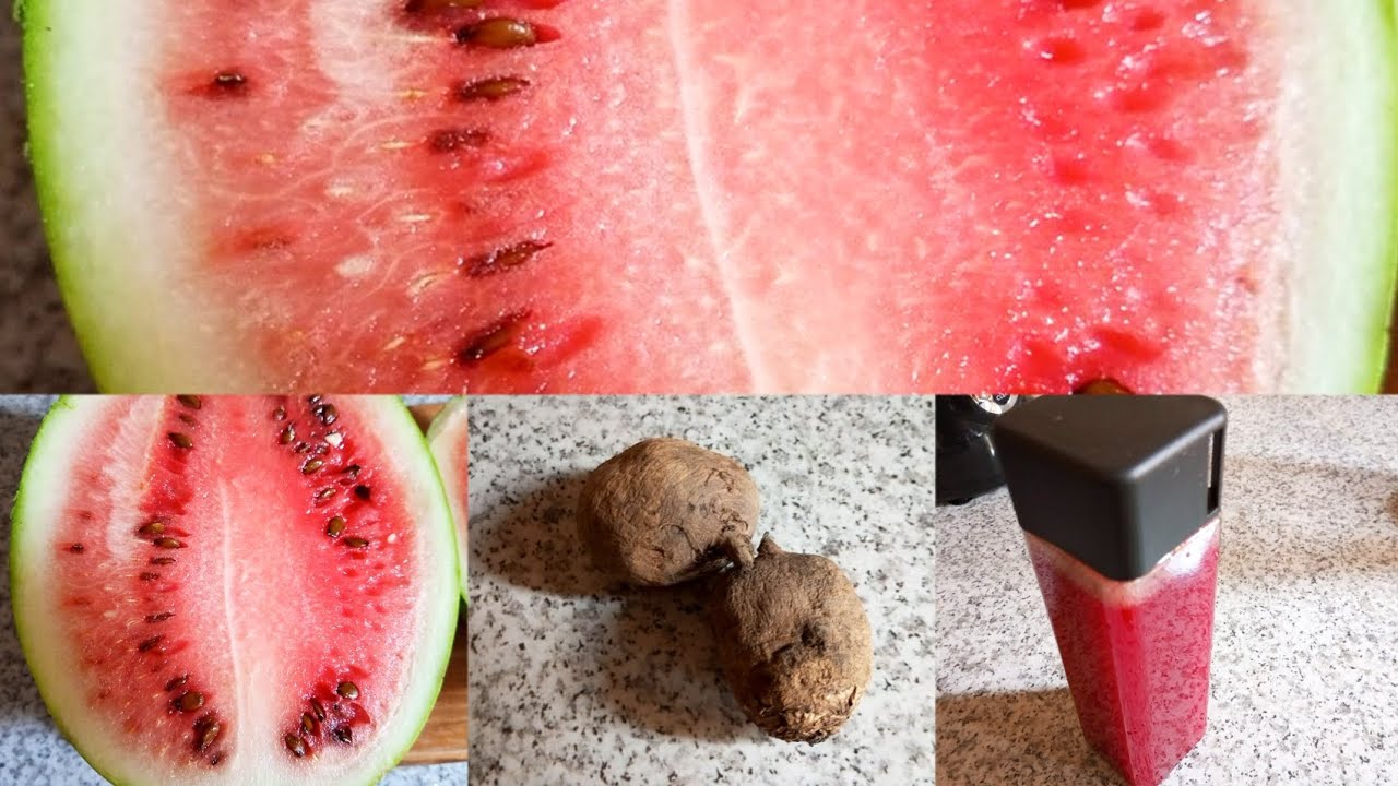 Watermelon and beetroot fruit drink #food #watermelon #blowup - YouTube
