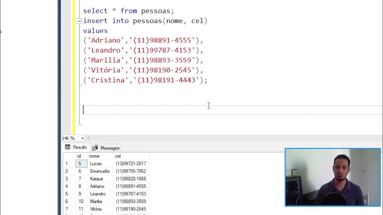 Aula 6 - SQL SERVER - filtragem de resultados com where - YouTube