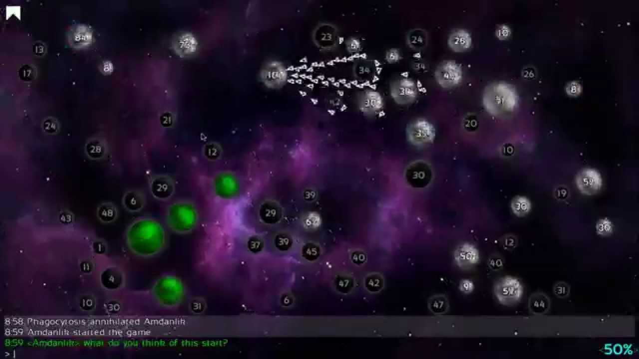 Timelapse 105 - Galcon Fusion 3 at vigintuple speed - YouTube