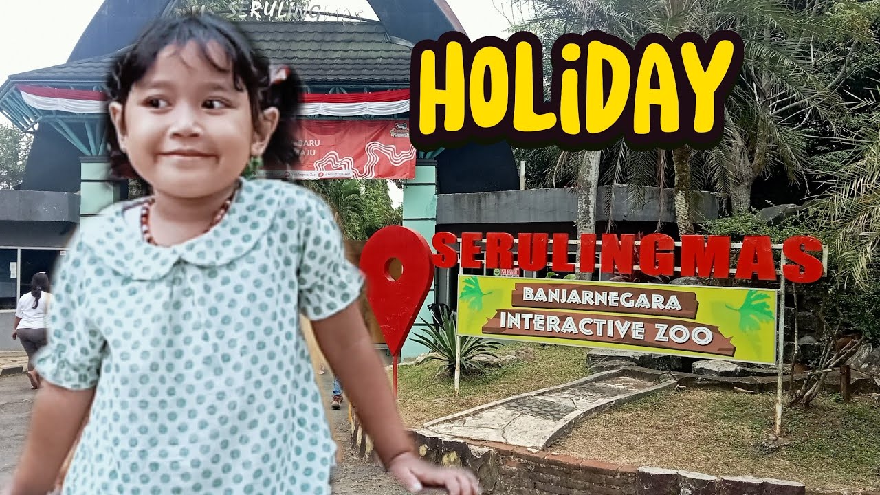 SENJA LIHAT MACAM-MACAM BINATANG DAN BERMAIN DI SERULINGMAS ZOO 😍 - YouTube