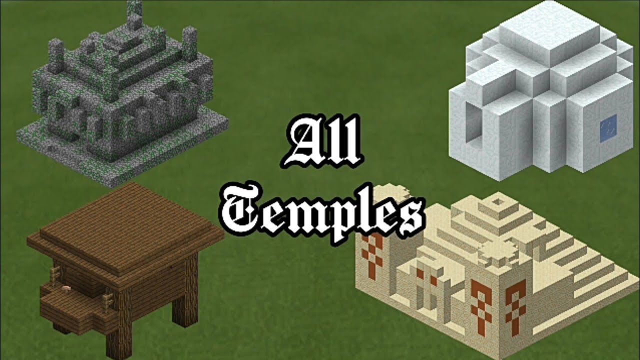 All temples in Minecraft and what they are used for. - YouTube