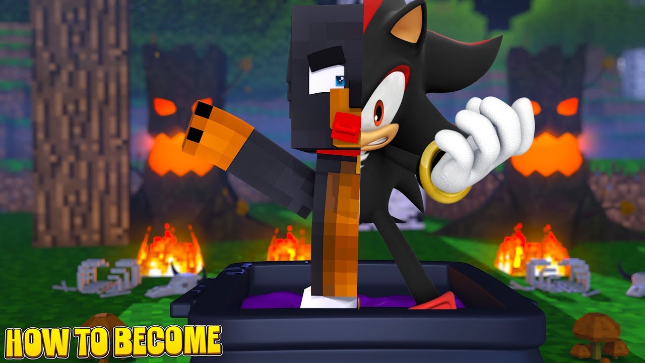 Minecraft - BECOMING SONIC'S ENEMY - SHADOW THE HEDGEHOG - YouTube