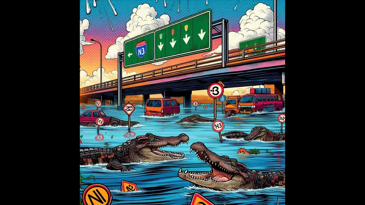 Level 9 Weather Warning and N3 Highway Crocodile infestation prophecy ...