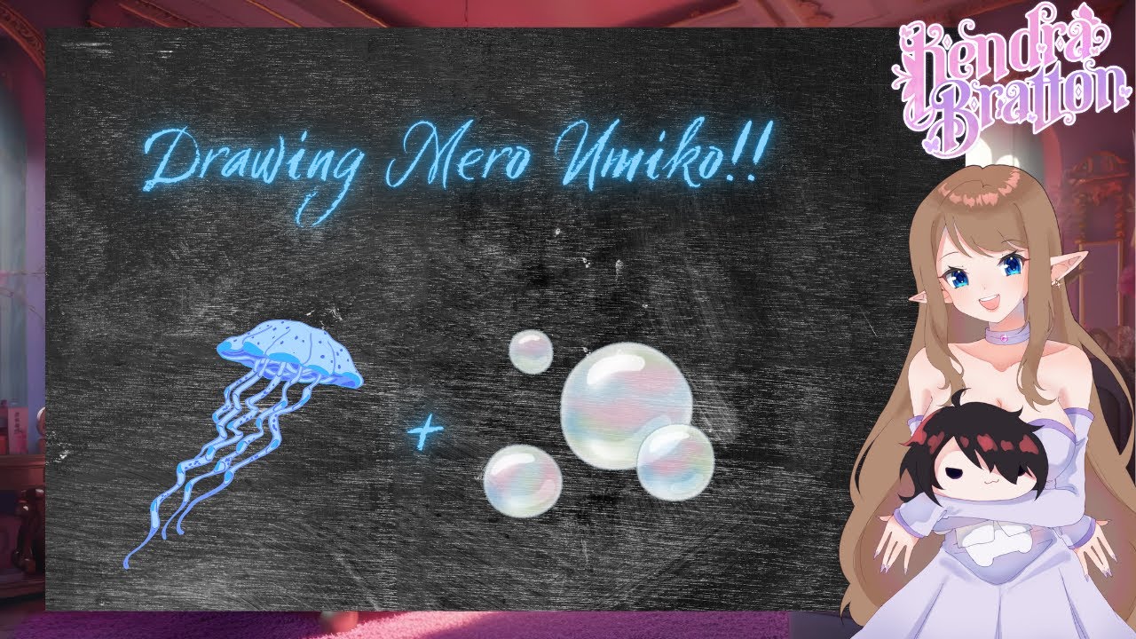[HANDCAM DRAWING] Finishing the drawing of Mero Umiko!!| Kendra Bratton ...