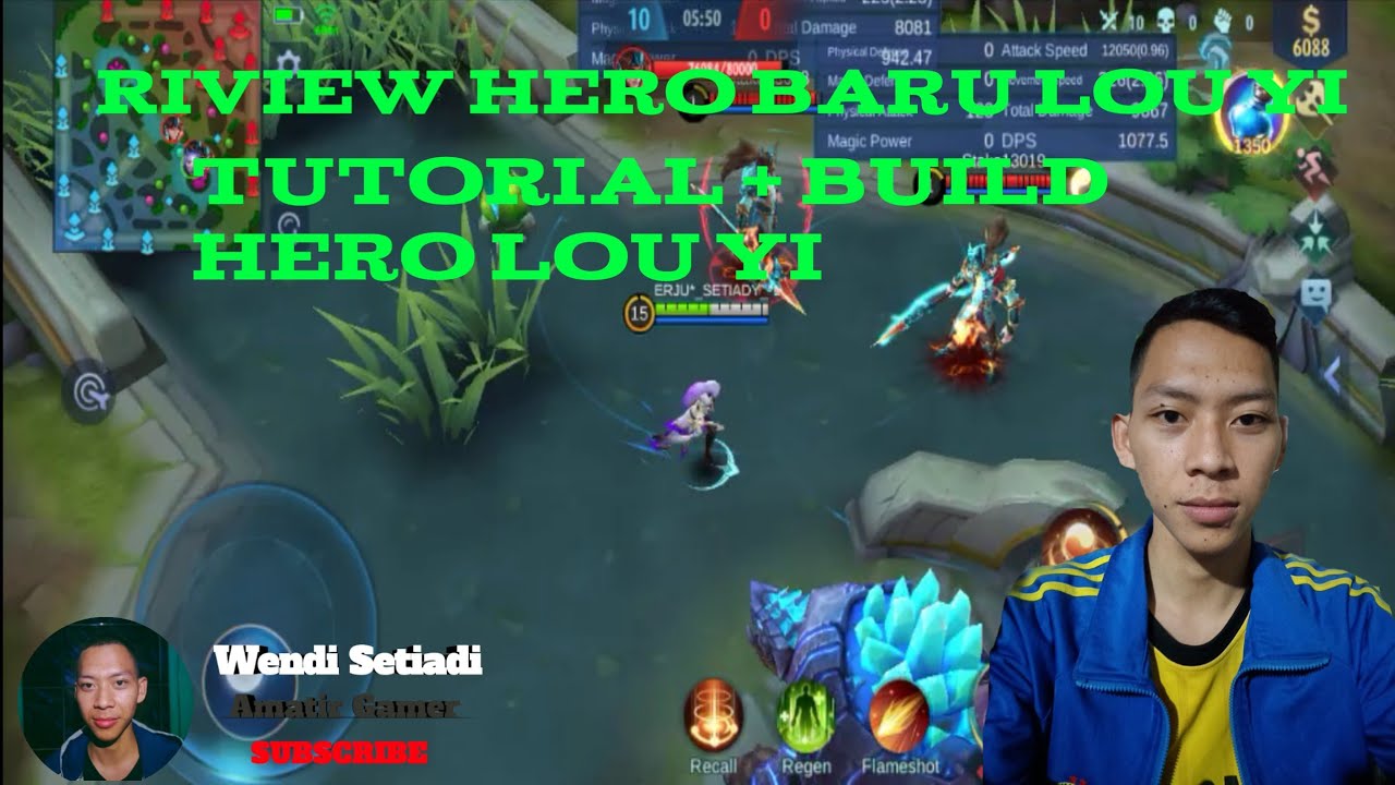 Riview Hero Baru Lou Yi - Tutorial+Build Lou yi MLBB - YouTube