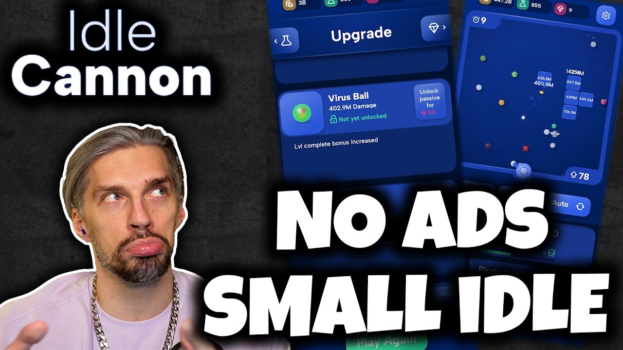 INDIE, OFFLINE, F2P - IDLE CANNON // Review of Idle Games - YouTube