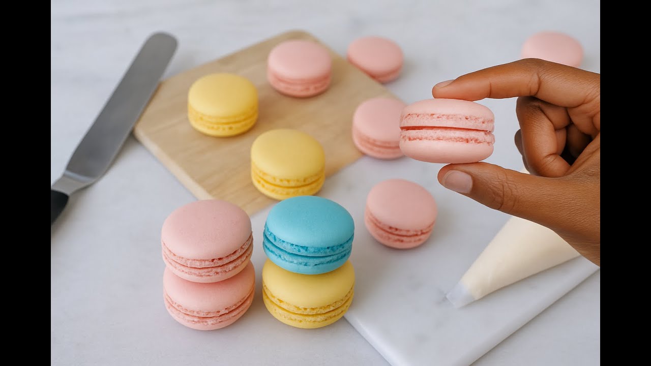 MACARONS - COMO FAZER? RECEITA COMPLETA #macarons - YouTube