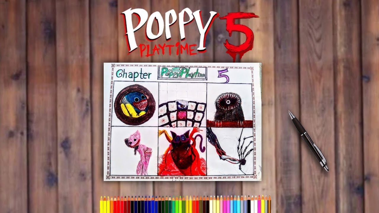 Poppy Playtime Chapter 5 & 4 New Coloring Pages / How to color New ...