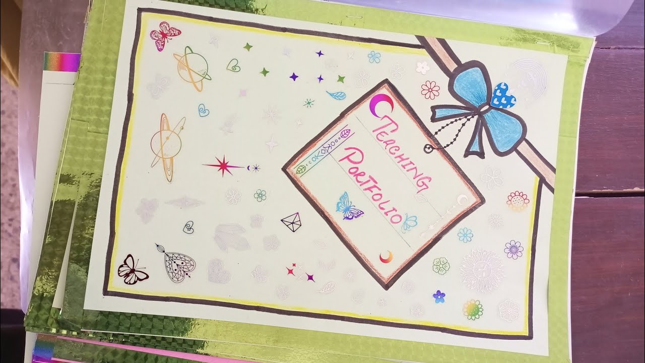 portfolio design/induction training portfolio - YouTube