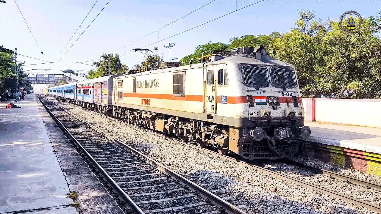 Uday Express swiftly reaches its peak velocity while traversing through ...