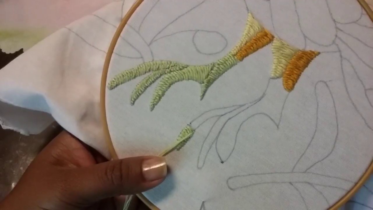 BORDADO TENANGO PASO A PASO # 1 - YouTube