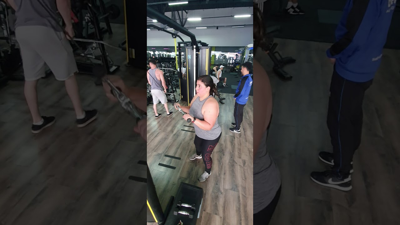 Exercício Pulley Tríceps - YouTube