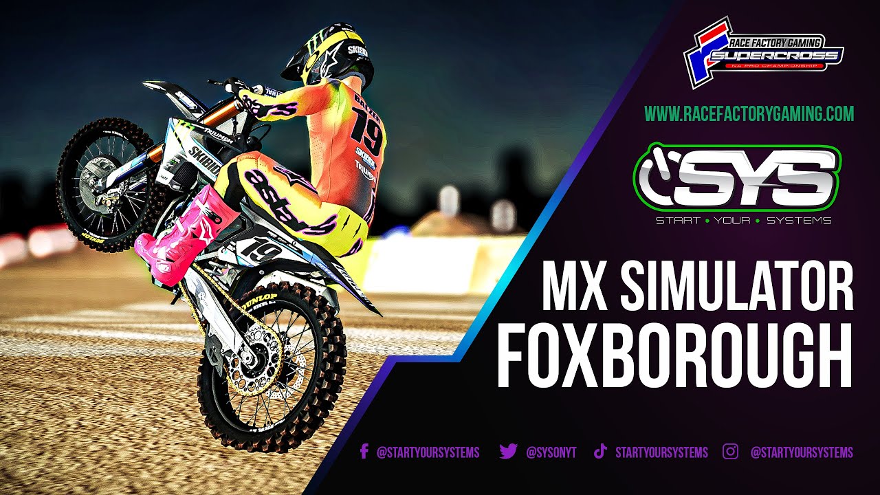 MX Simulator - 2025 MotoOption SX Rd. 12 - Foxborough - YouTube