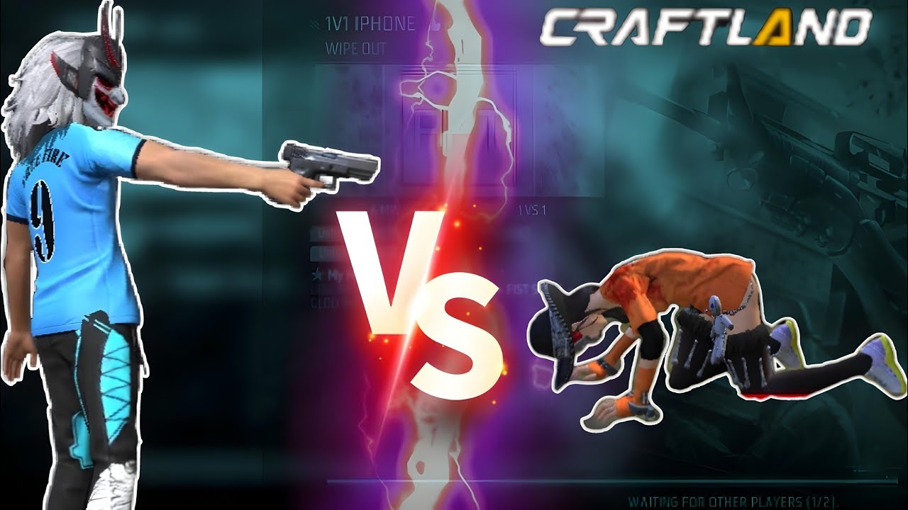 Fighting With Random players in Craftland Mode 🥰 headshot rate 99% ...