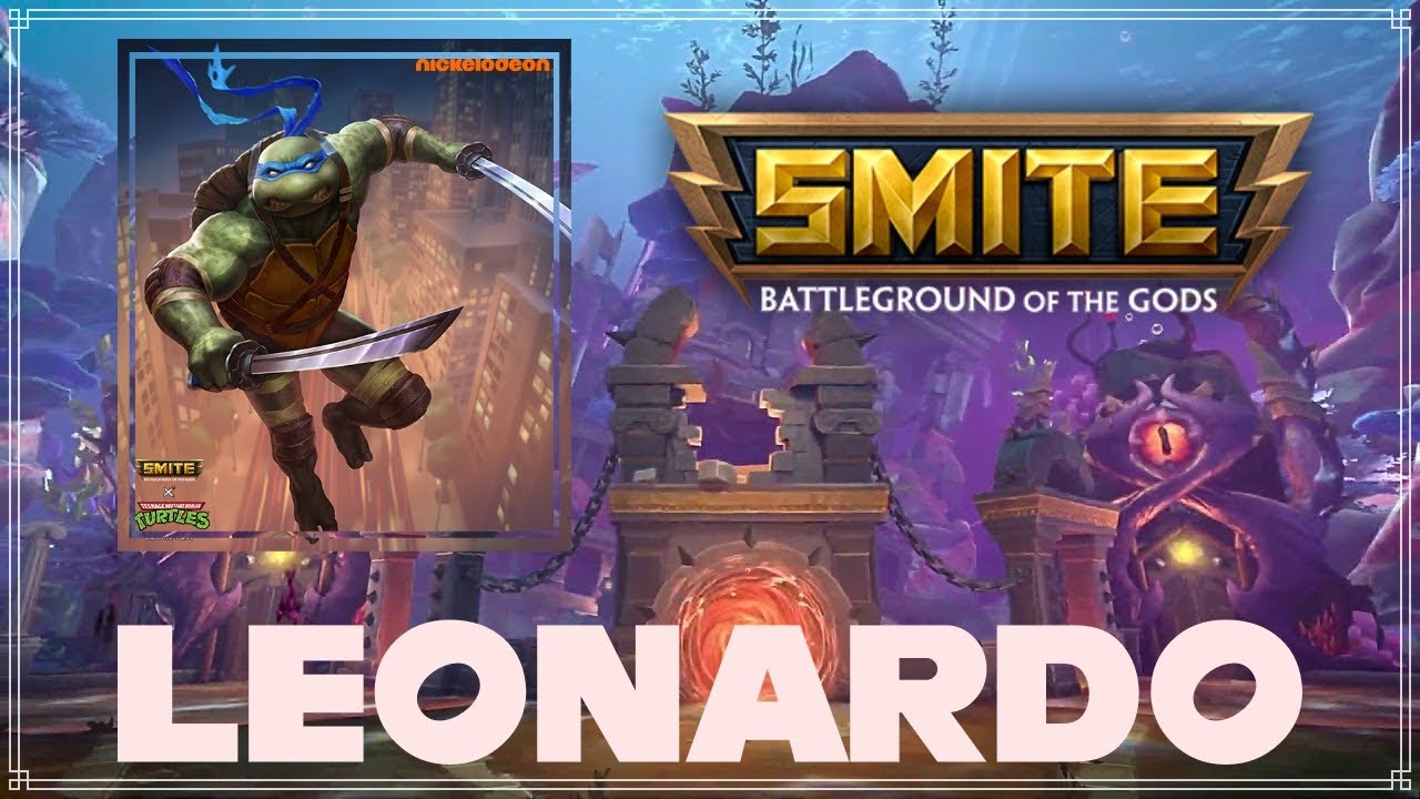 JOGANDO COM O LEONARDO - PASSE DE BATALHA SMITE [TARTARUGAS NINJAS ...