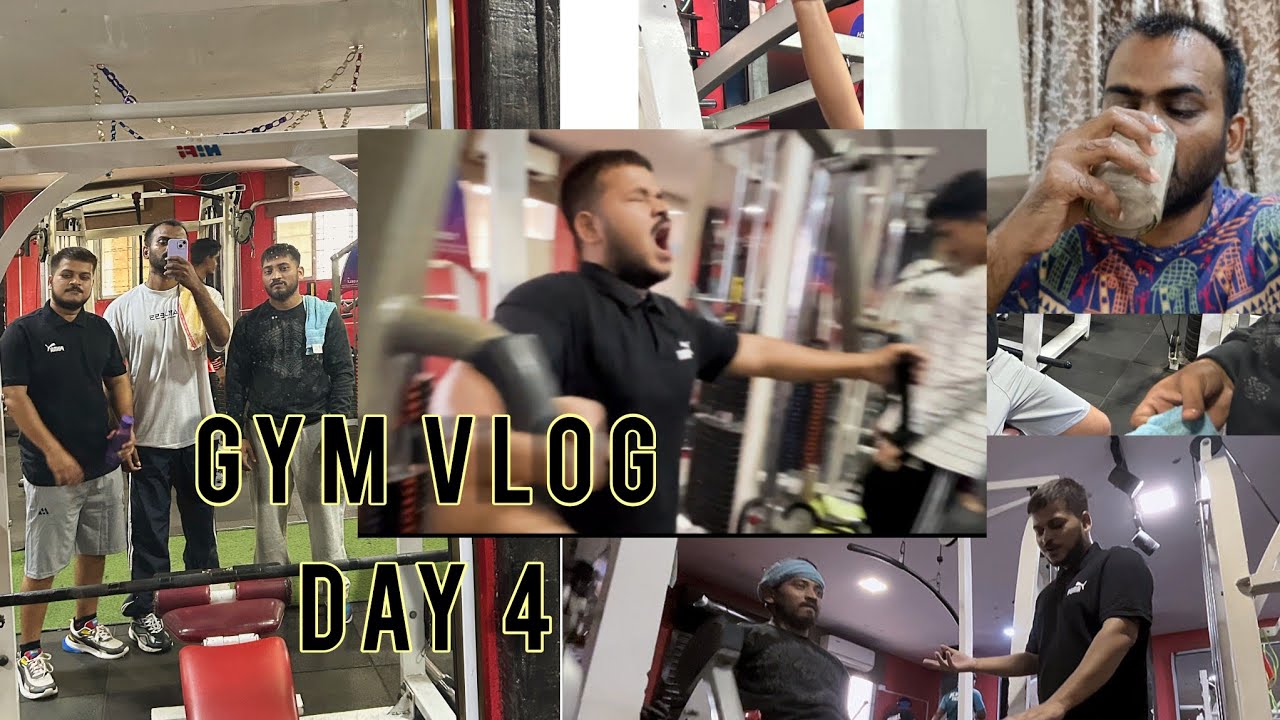 DAY-4 OF DAILY GYM VLOG - YouTube