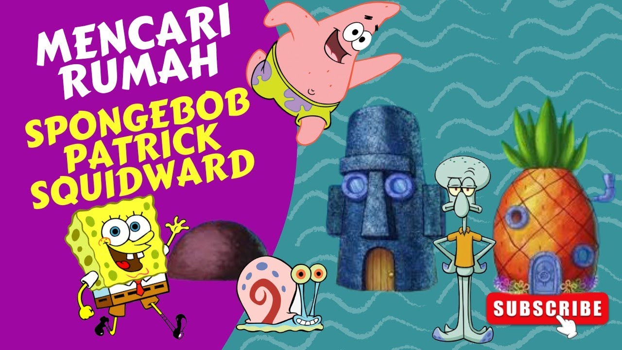 MENCARI RUMAH ⁉️ SPONGEBOB, PATRICK, SQUIDWARD - YouTube