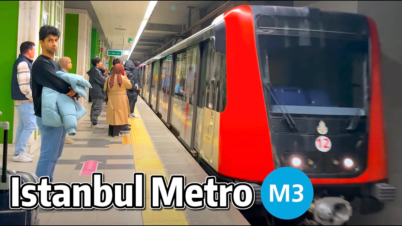 ⁴ᴷ⁶⁰ Exploring Istanbul's M3 Metro Line - YouTube