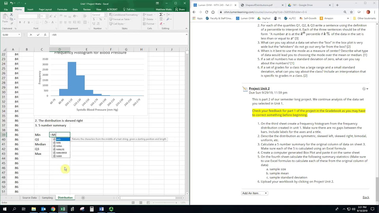 Project Directions Unit 2 - YouTube