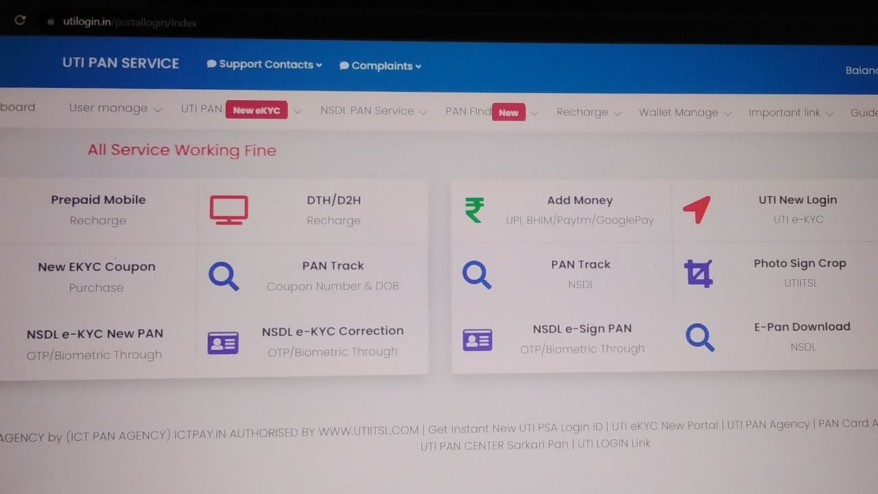 Overview of UTI PAN Service Portal and PSA Portal for PAN Services ...