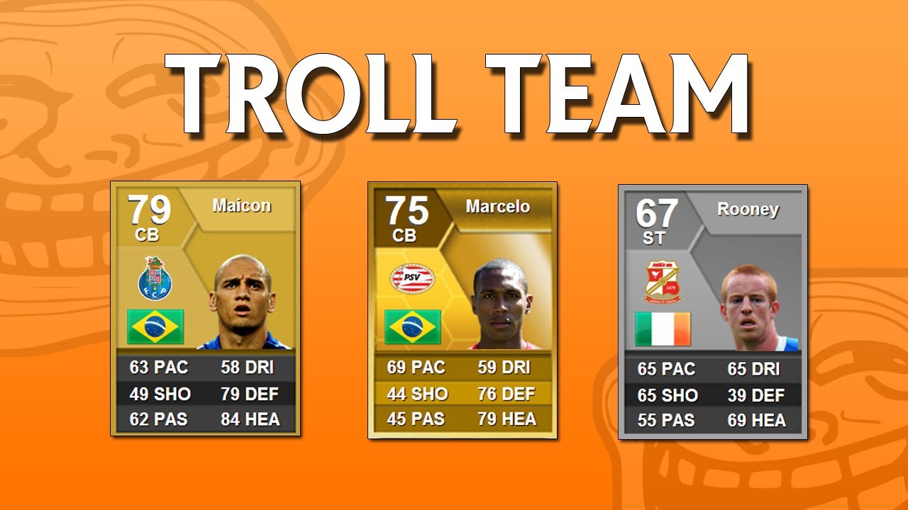 Biggest Troll Team On Fifa 13! - YouTube