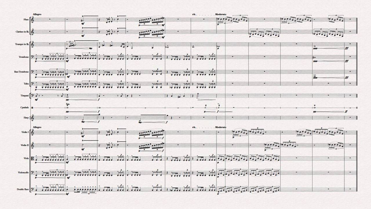 Original Sibelius Composition - Outer space (to be completed) - YouTube