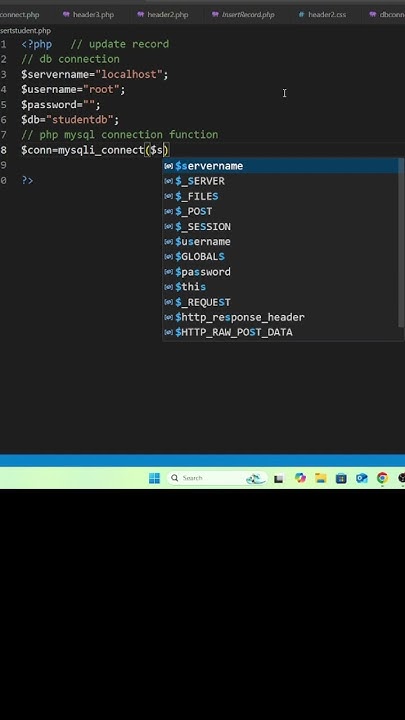PHP and MYSQL - UPDATE record using PHP and MySQL #mySQL #phpmysql #phpinterviewquestions - YouTube