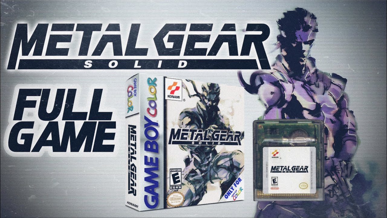 Metal Gear Solid – Game Boy Color Longplay | Portable Metal Gear Solid ...
